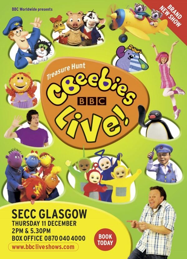 CBeebies Live! - Treasure Hunt (2008) | Dressing Room 5